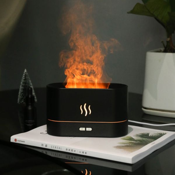 RGB Flame Humidifier and Aroma Diffuser – Ayzel Store