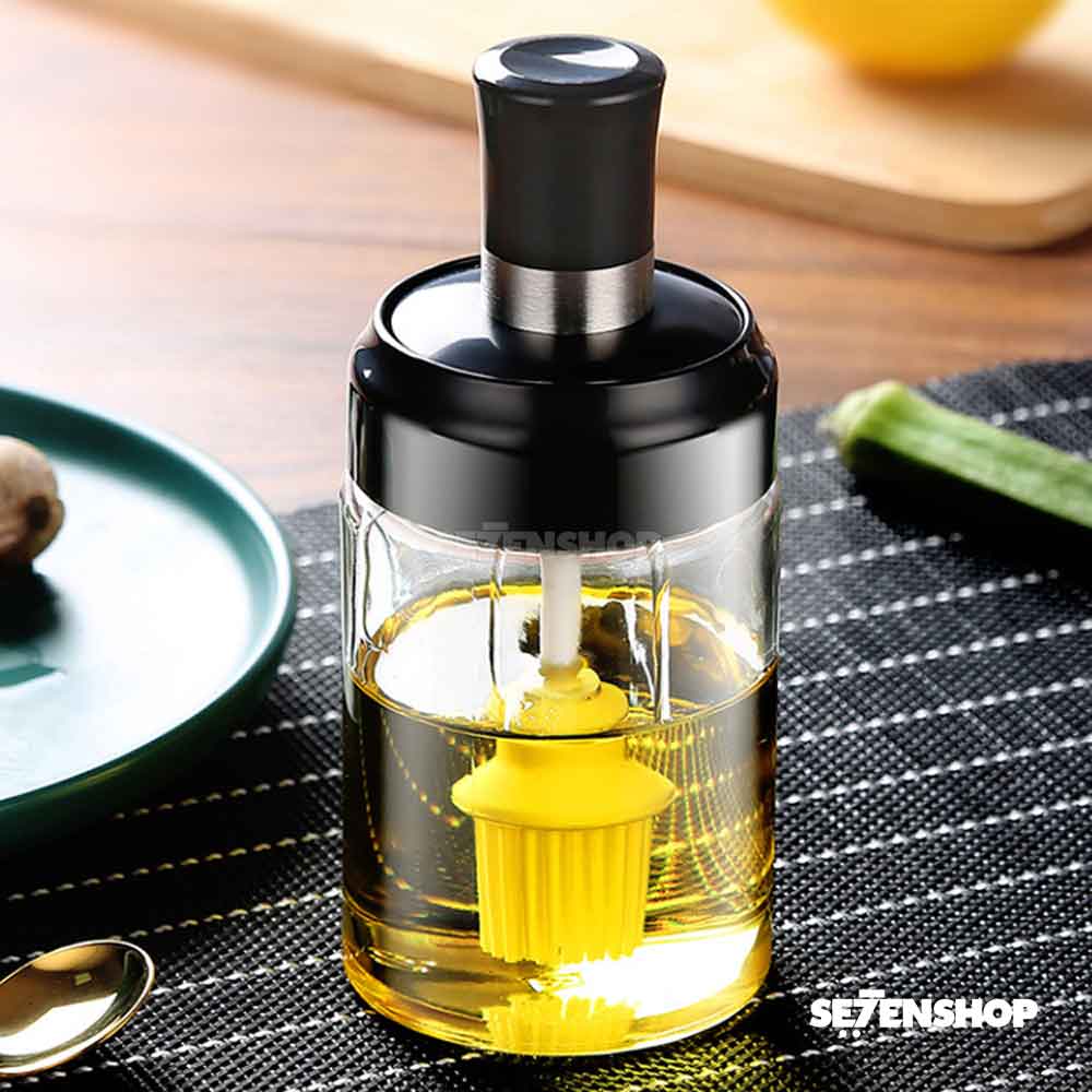 Kitchen Condiment Jar With Brush – Ayzel Store