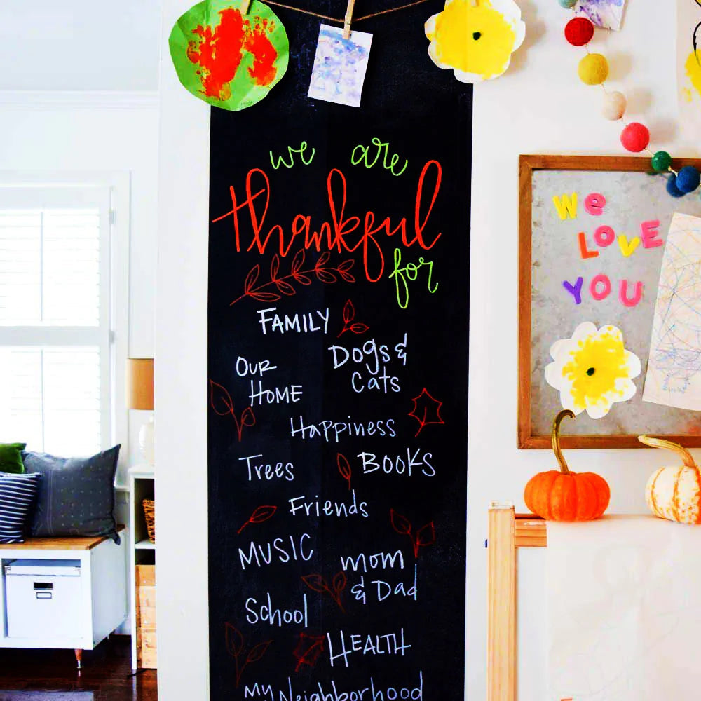 DIY Large Chalkboard Sticker Paper - Black Board Wall Adhesive Contact ...